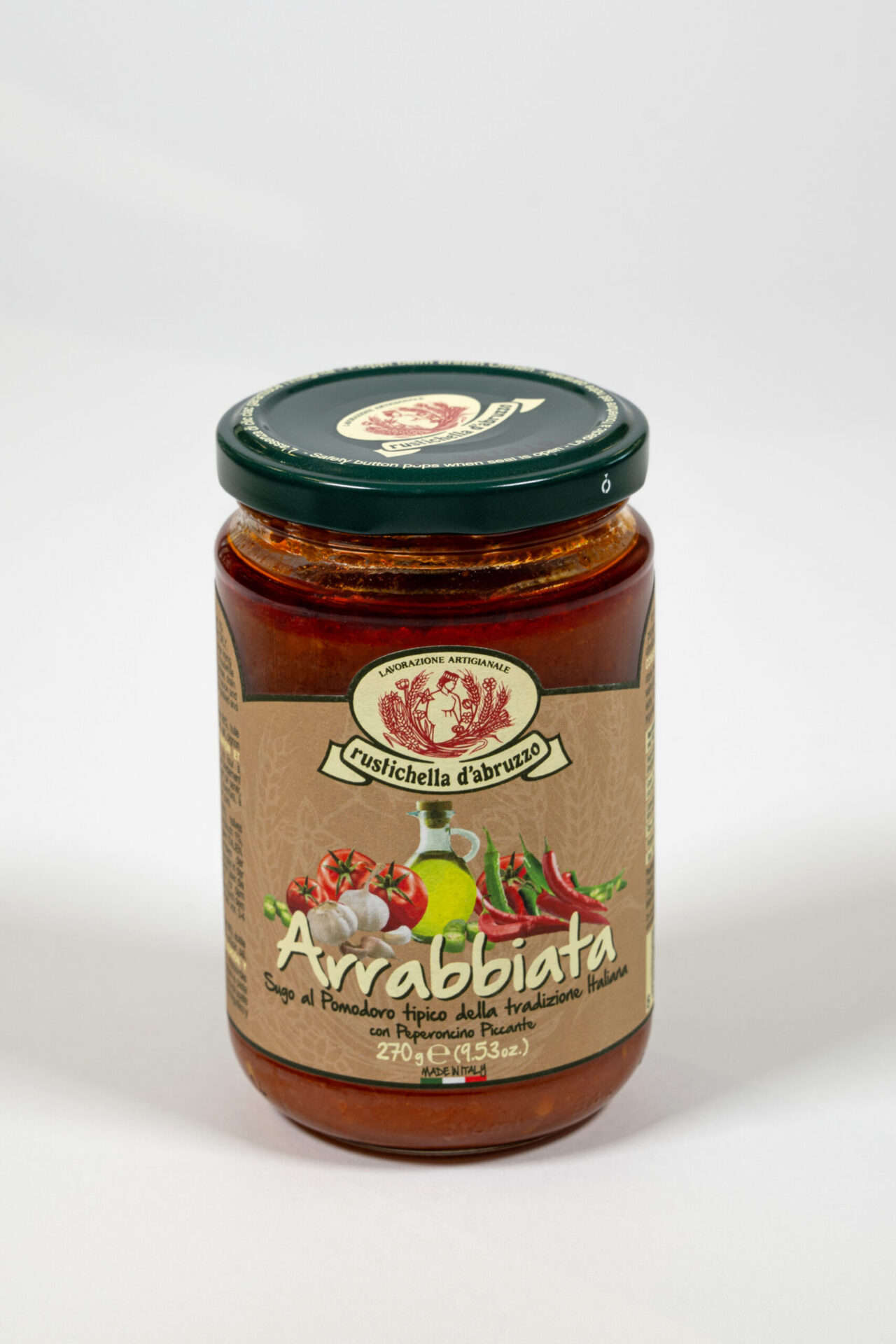 ARRABIATA SAUCE 270gr RUSTICHELLA - To Μπαχάρι
